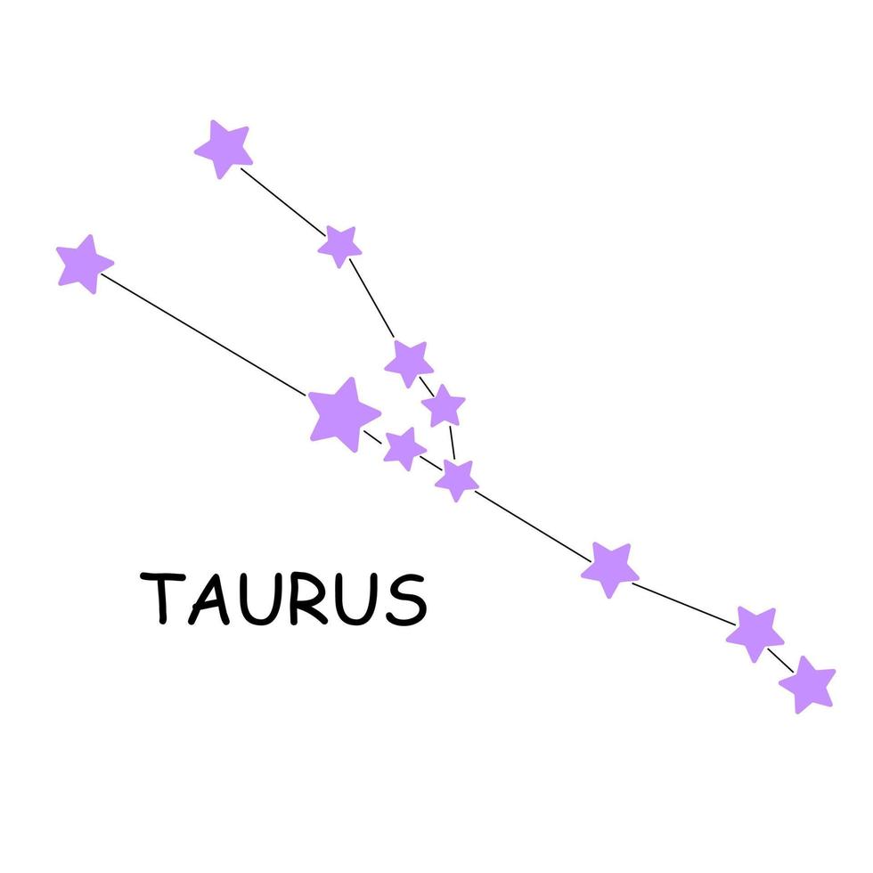 constelación del signo zodiacal tauro. constelación aislada sobre fondo ... constelación del signo zodiacal tauro. constelación aislada sobre fondo ...