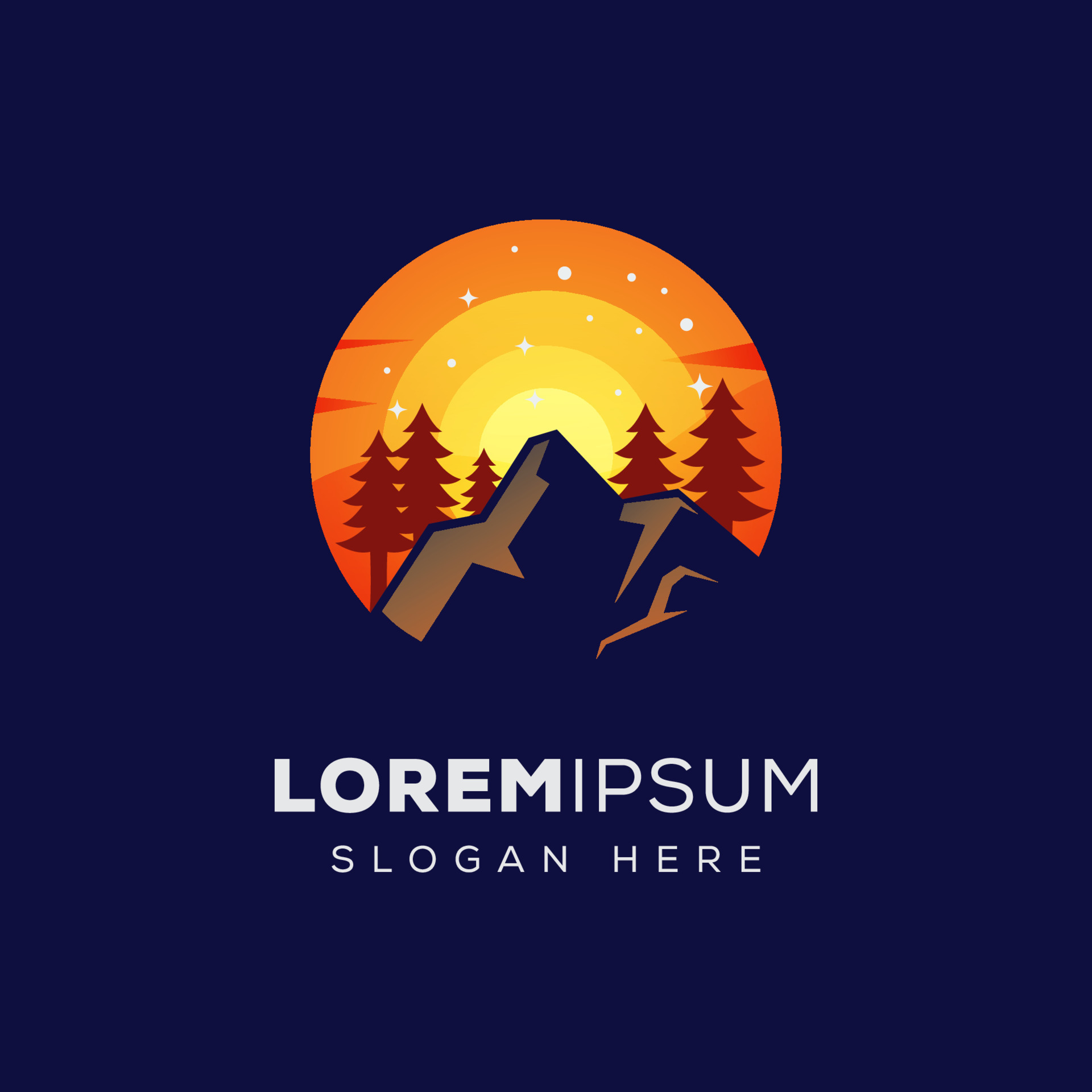 Gradient Mountain Logo Design Mountain Landscape Logo 8213923 Vector gradient-mountain-logo-design-mountain-landscape-logo-8213923-vector