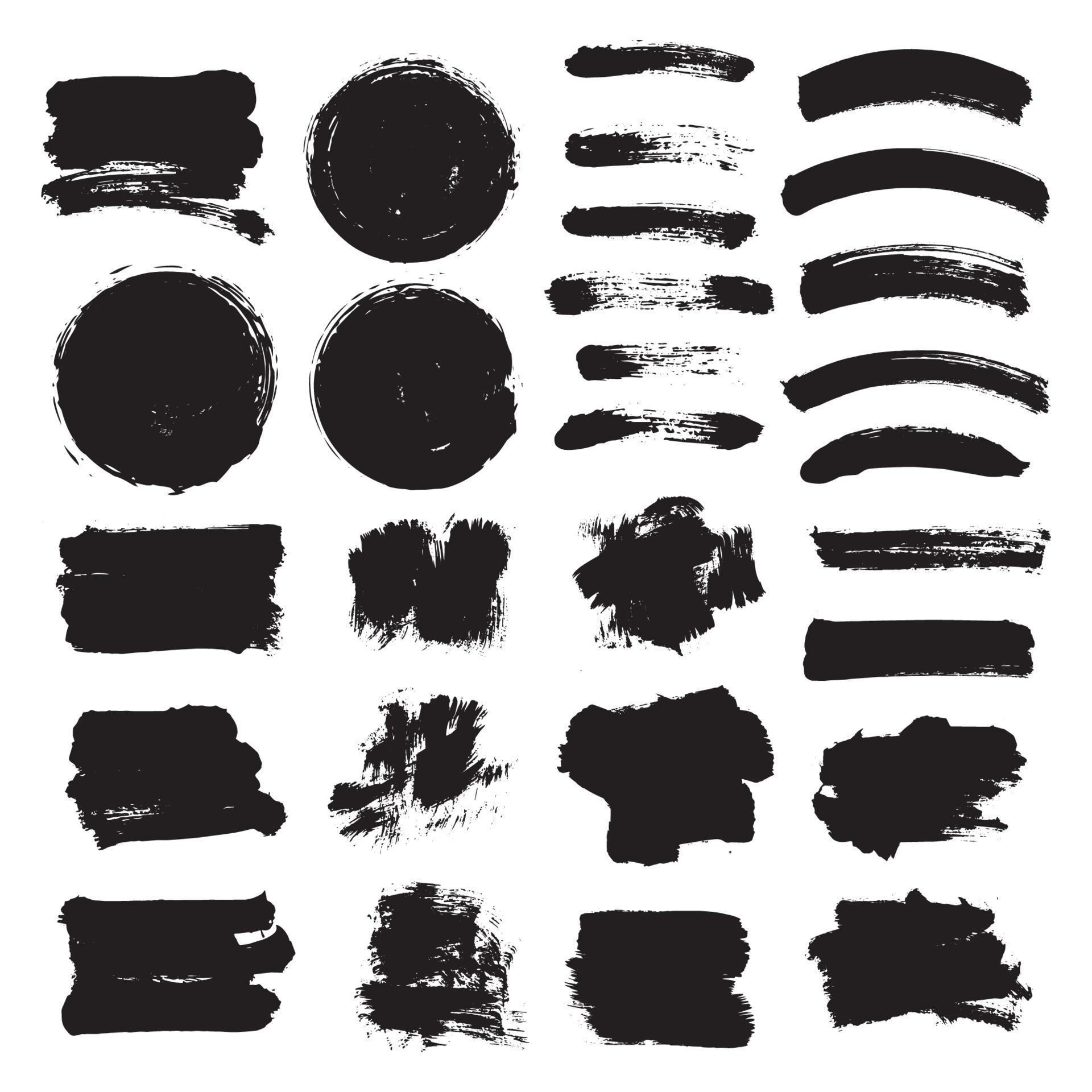 Vector grunge brush stroke. Grunge brush design element. 8216815 Vector ...