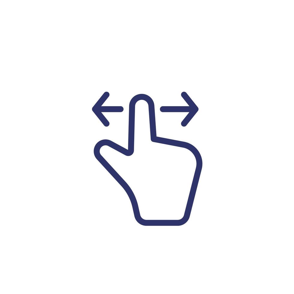 Swipe left or right line icon, hand gesture 8235774 Vector Art at Vecteezy Swipe left or right line icon, hand gesture 8235774 Vector Art at Vecteezy
