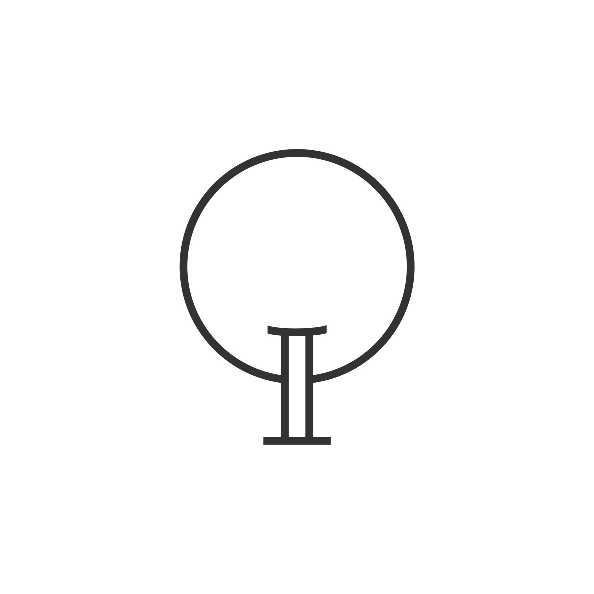 simple tree icon on white background 8247498 Vector Art at Vecteezy