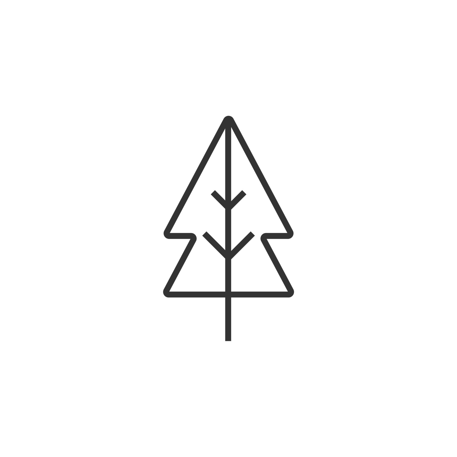 simple tree icon on white background 8247538 Vector Art at Vecteezy