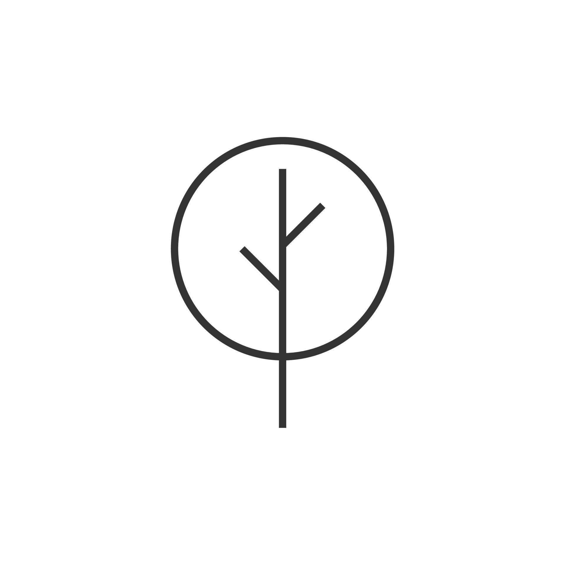 simple tree icon on white background 8247659 Vector Art at Vecteezy