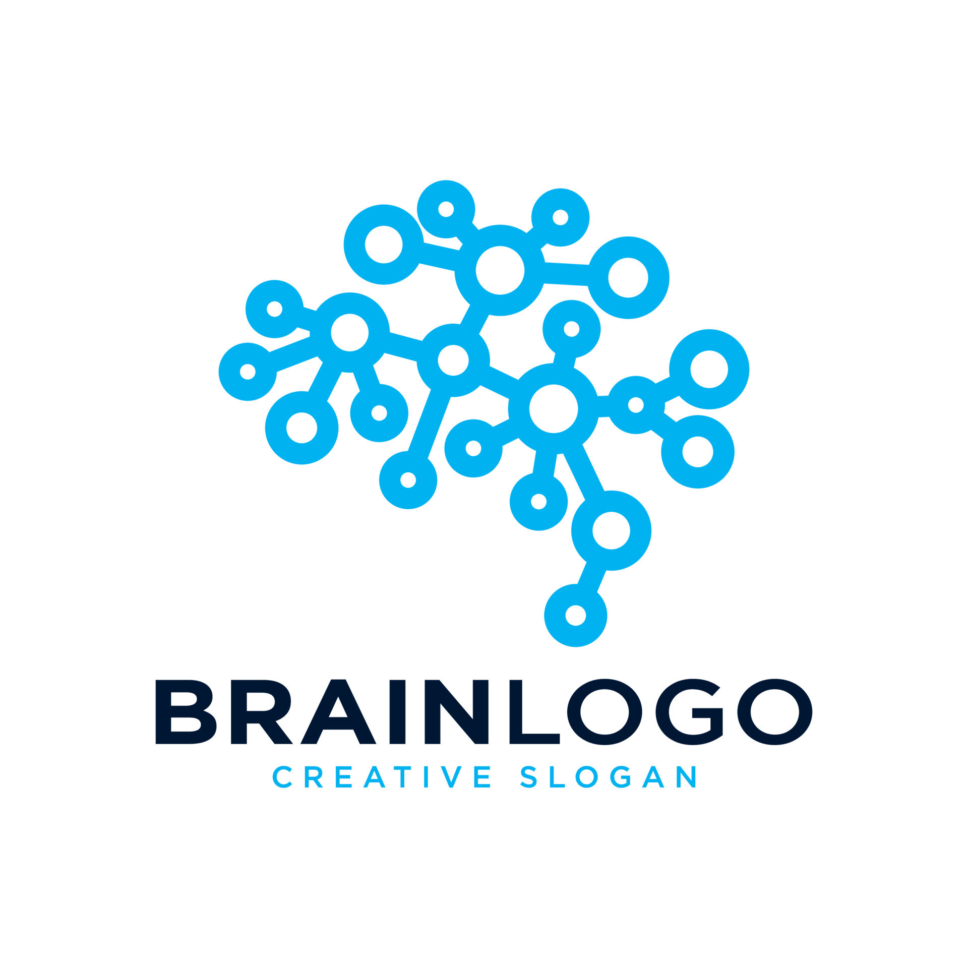 Brain Logo Design Vector Template 8247902 Vector Art at Vecteezy