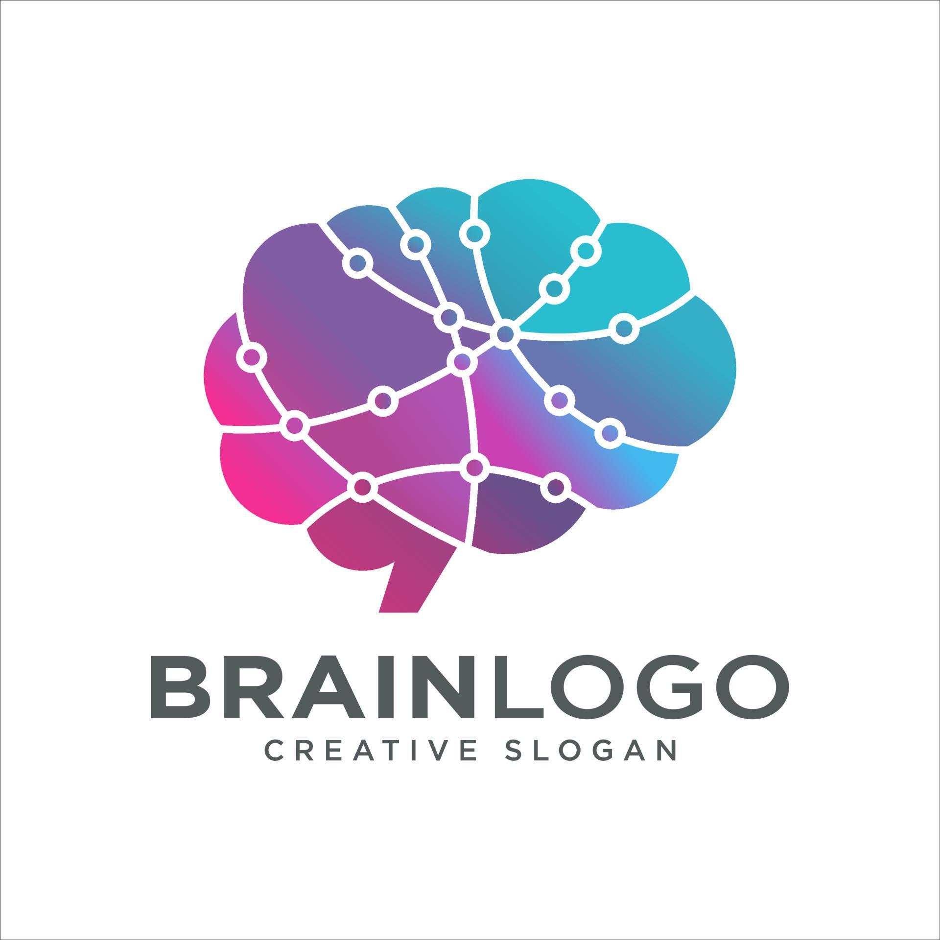 Brain Logo Design Vector Template 8249301 Vector Art at Vecteezy