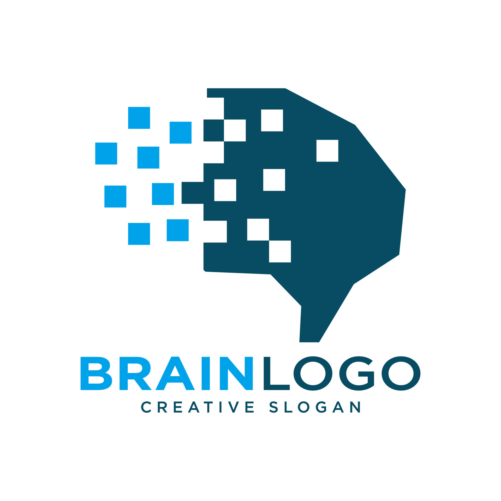 Brain Logo Design Vector Template 8249575 Vector Art at Vecteezy
