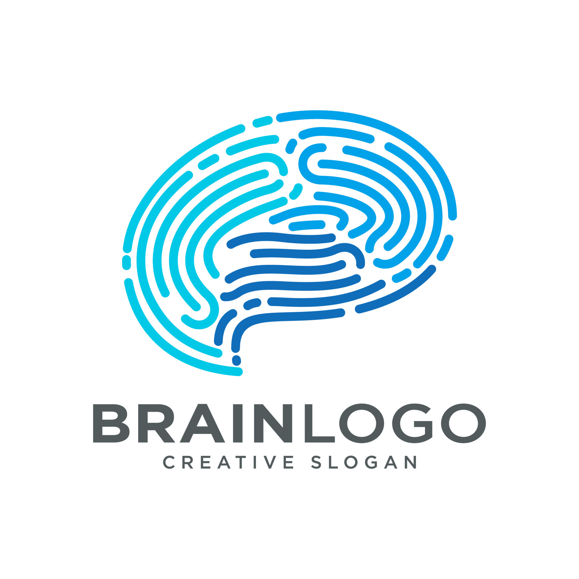 Brain Logo Design Vector Template 8249586 Vector Art at Vecteezy