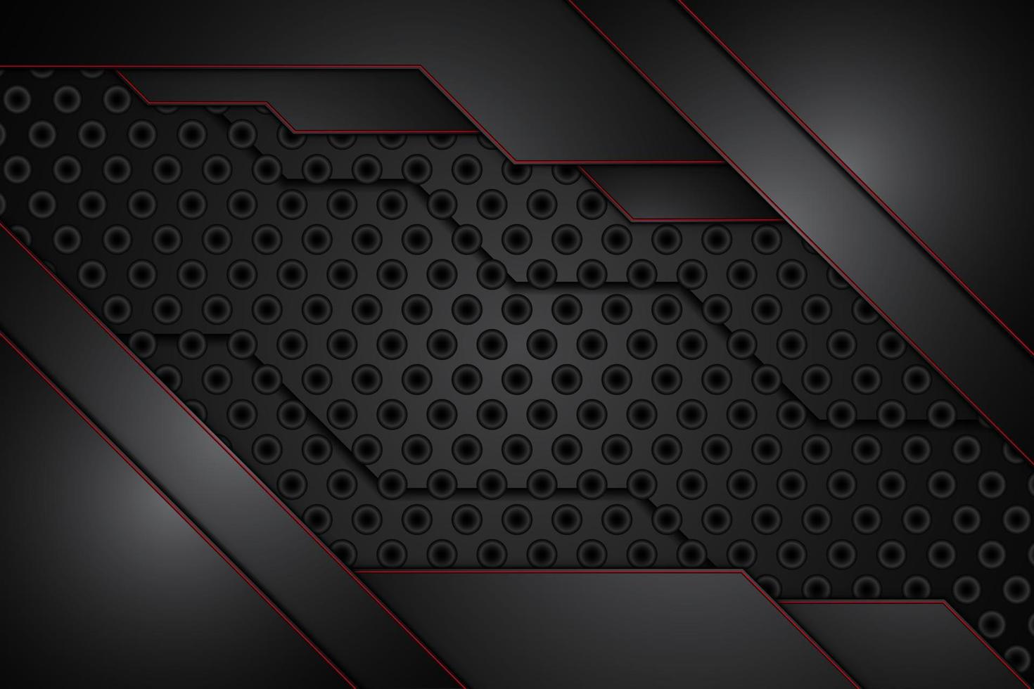metal plate black and contrast red stripes on steel mesh. template ... metal plate black and contrast red stripes on steel mesh. template ...