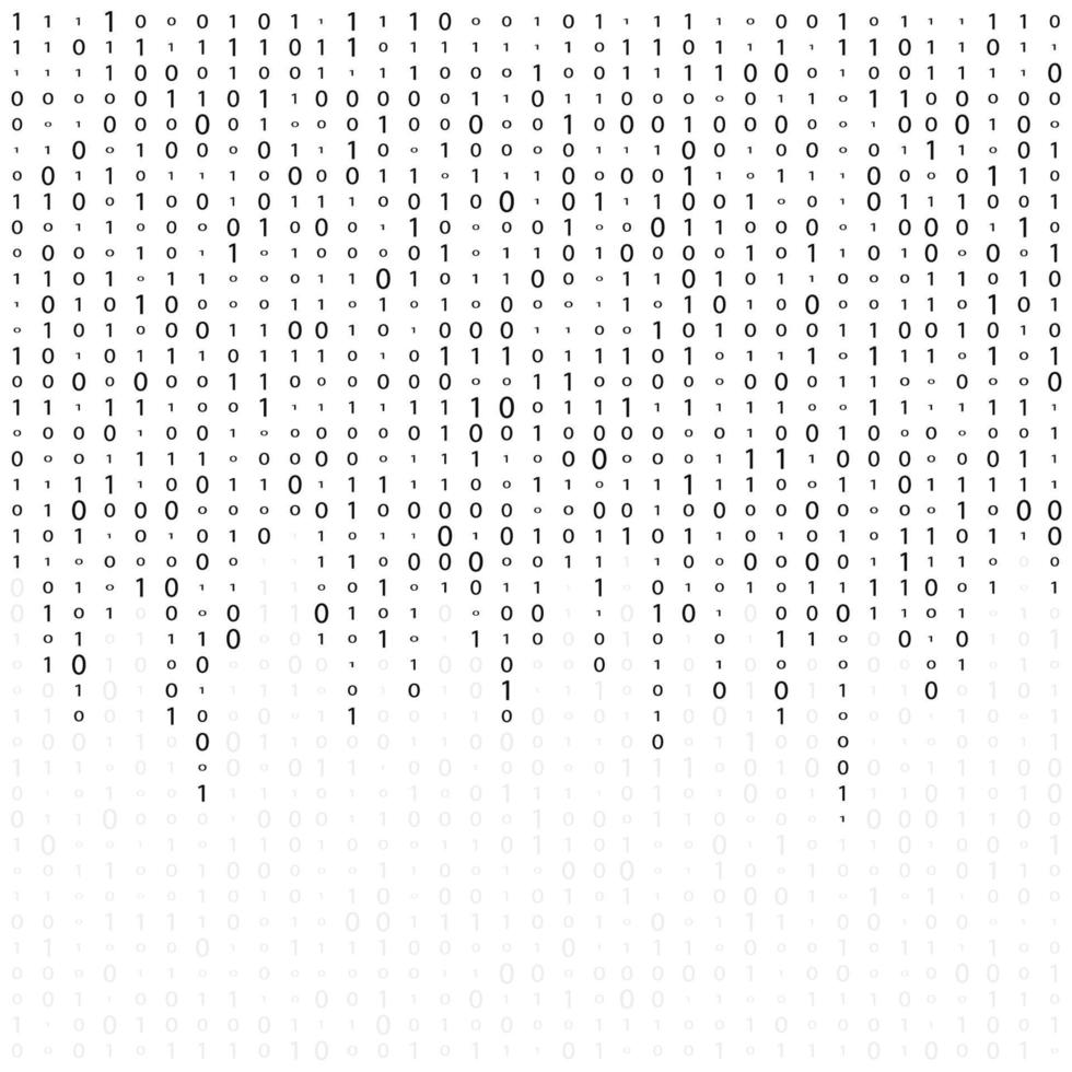 Abstract Matrix Background Binary Computer Code Coding Hacker Concept Vector Background