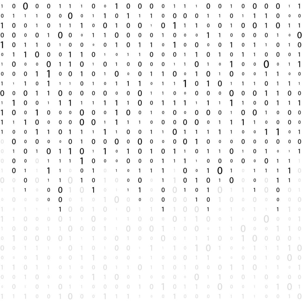 binary code zero one matrix white background beautiful banner wallpaper design illustration ...
