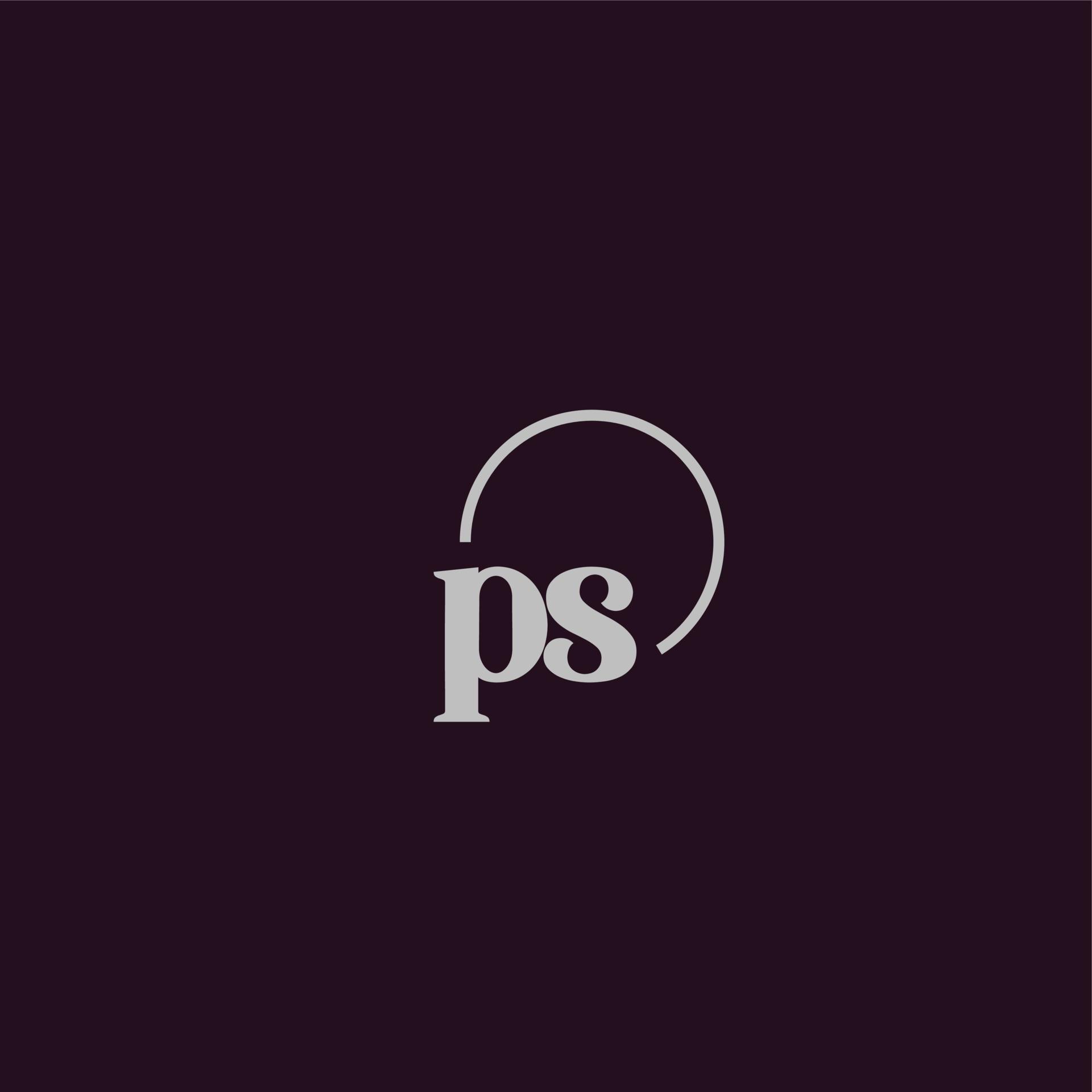 PS initials logo monogram 8256430 Vector Art at Vecteezy