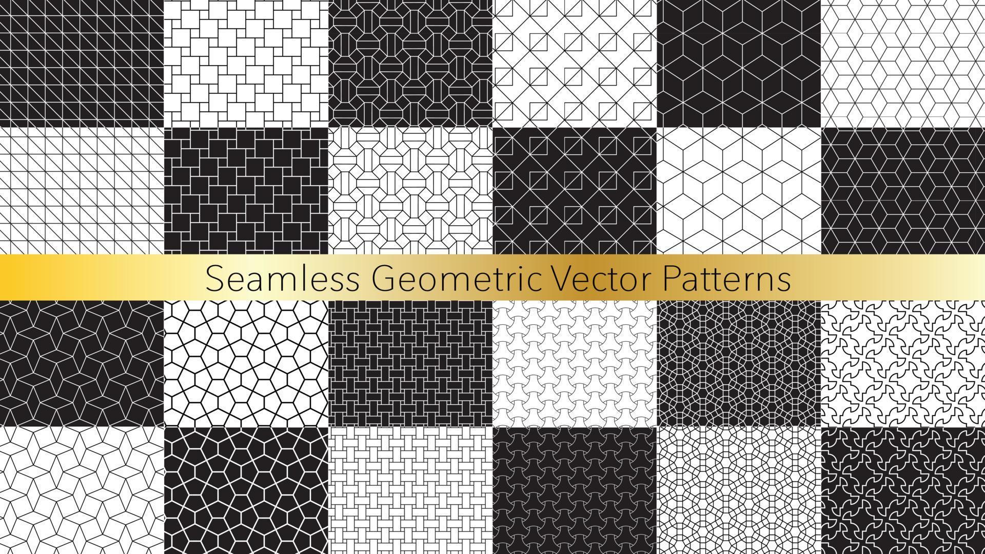 seamless geometric vector patterns 8257108 Vector Art at Vecteezy