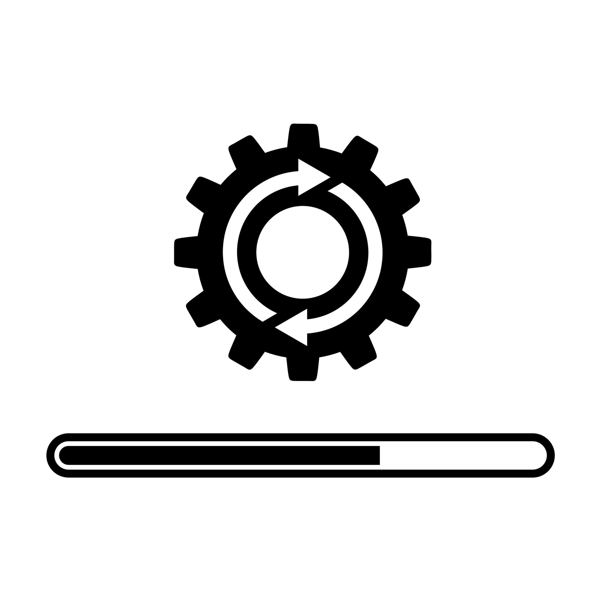 Loading Process Update System Icon Concept Of Upgrade Application