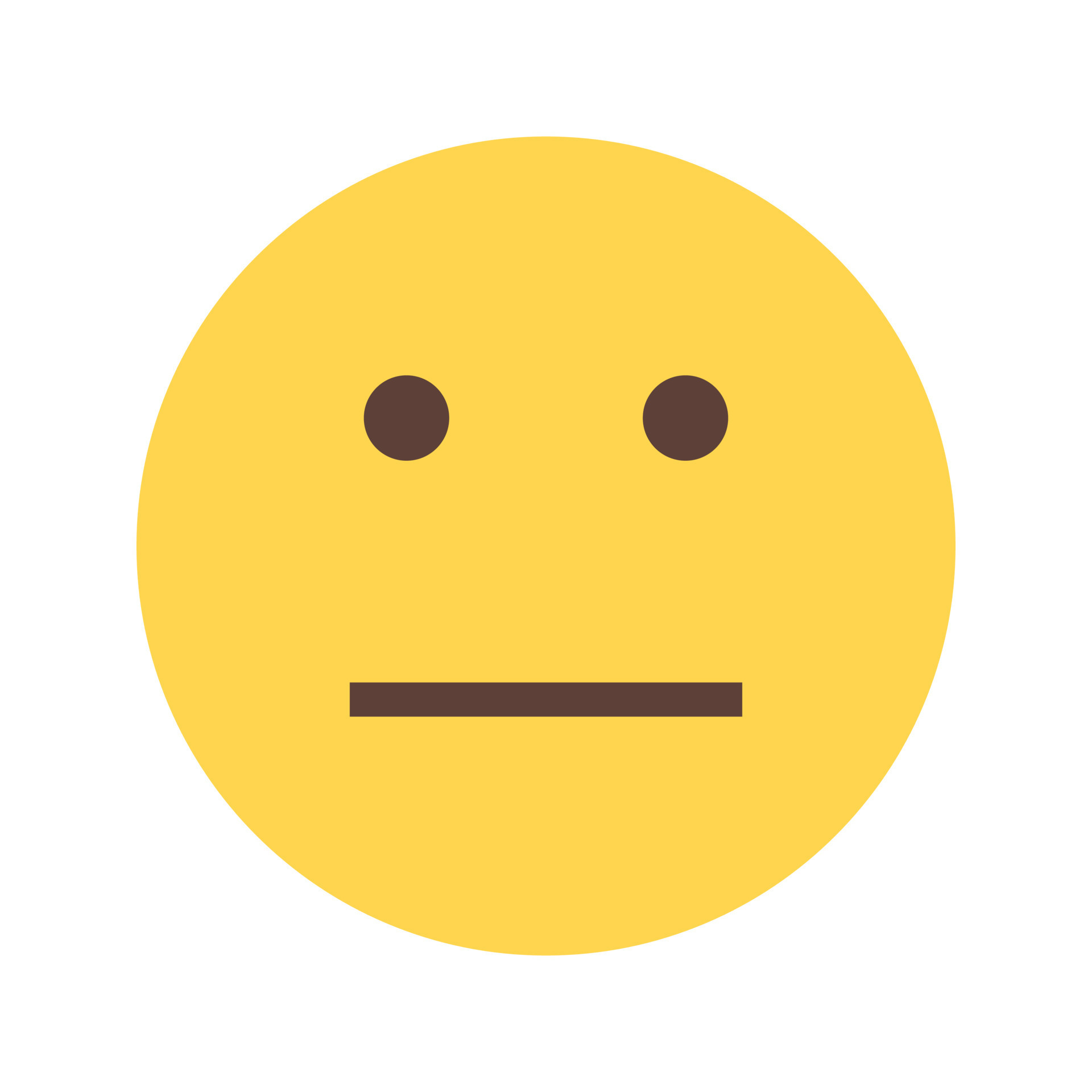 Straight Face Flat Multicolor Icon 8260067 Vector Art at Vecteezy