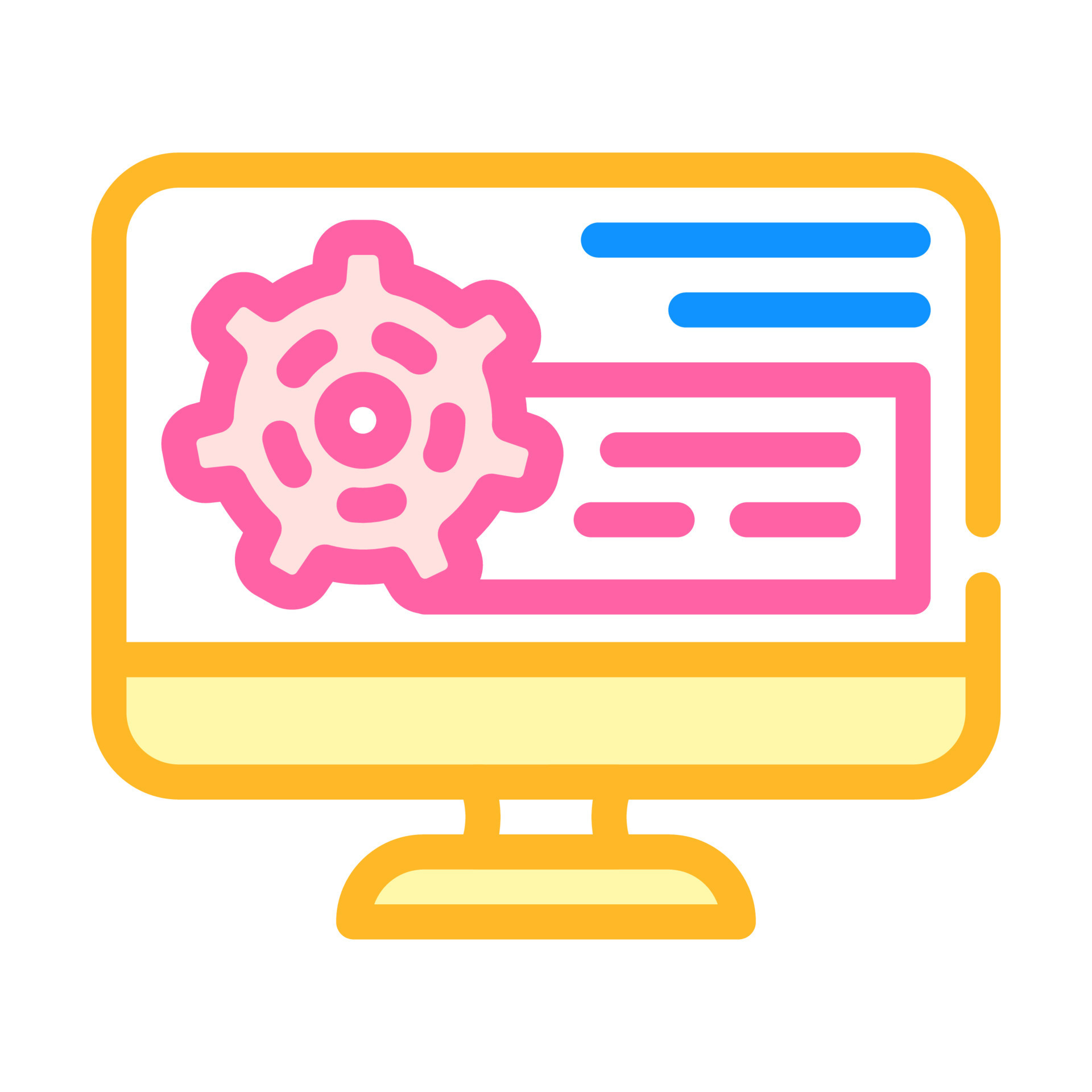 computer accounting color icon vector illustration 8277559 Vector Art ...