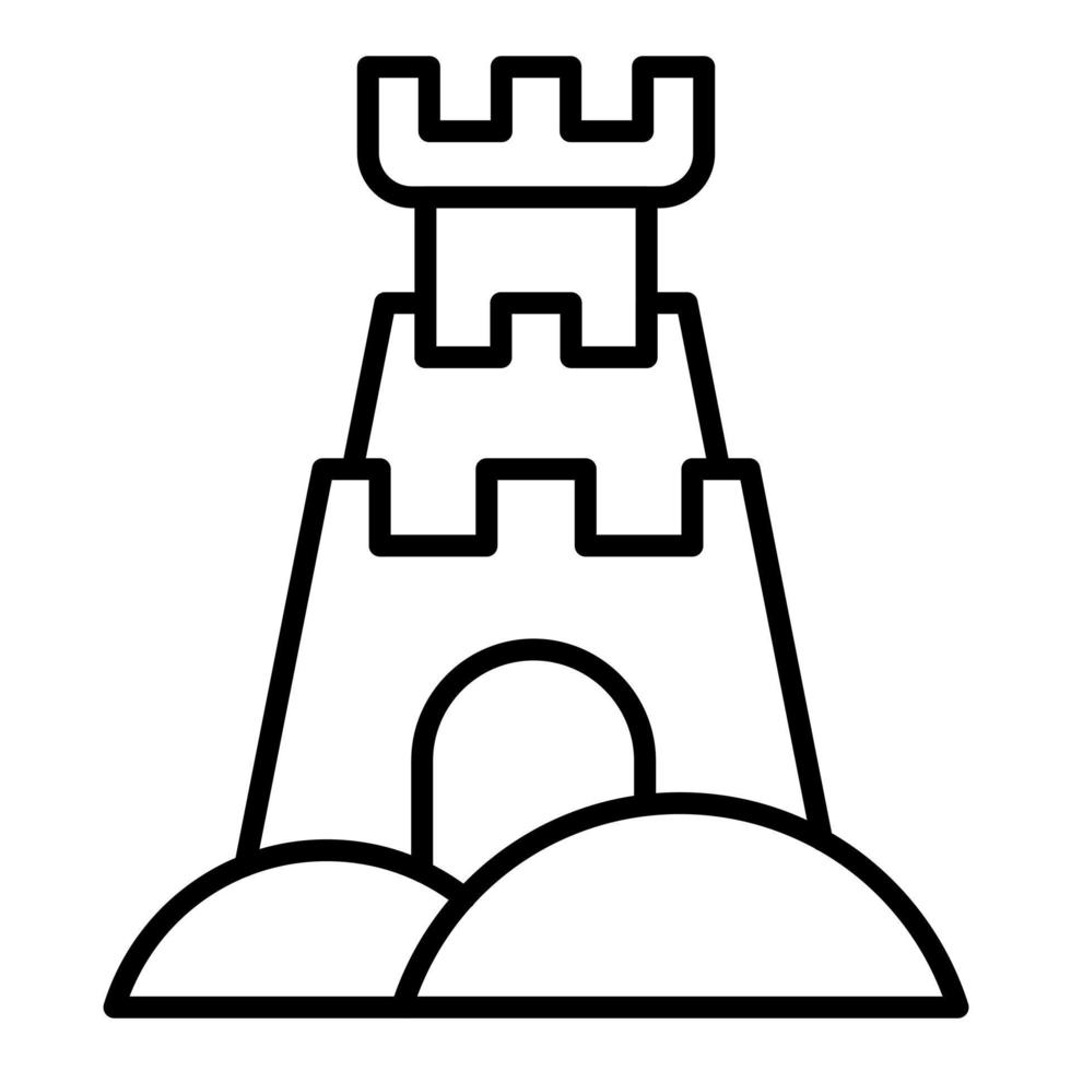 Castle Line Icon 8281835 Vector Art at Vecteezy