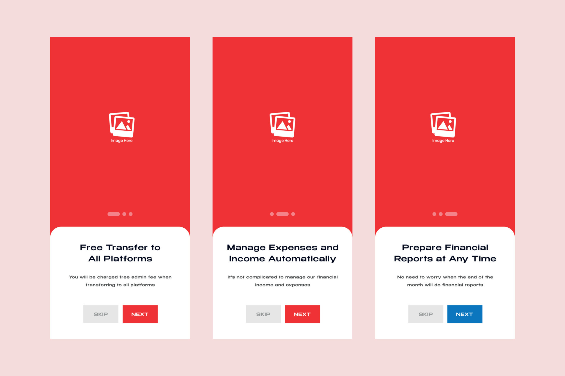 Elegant Onboarding Wallet Ui Design Template Intro Application Design Vector Suitable For