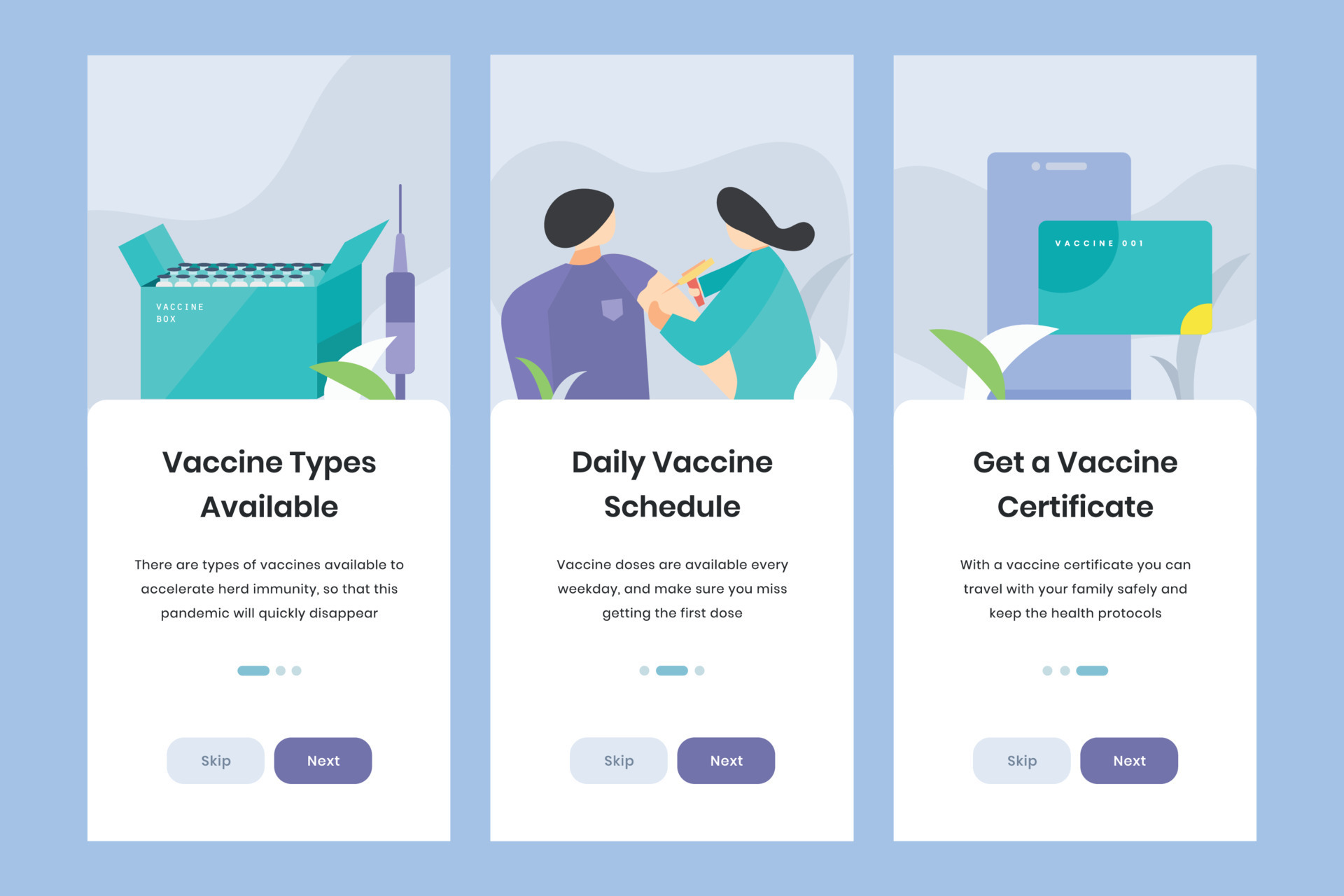 Clean Onboarding Ui Design Template Vector Suitable For Designing Applications For Android And