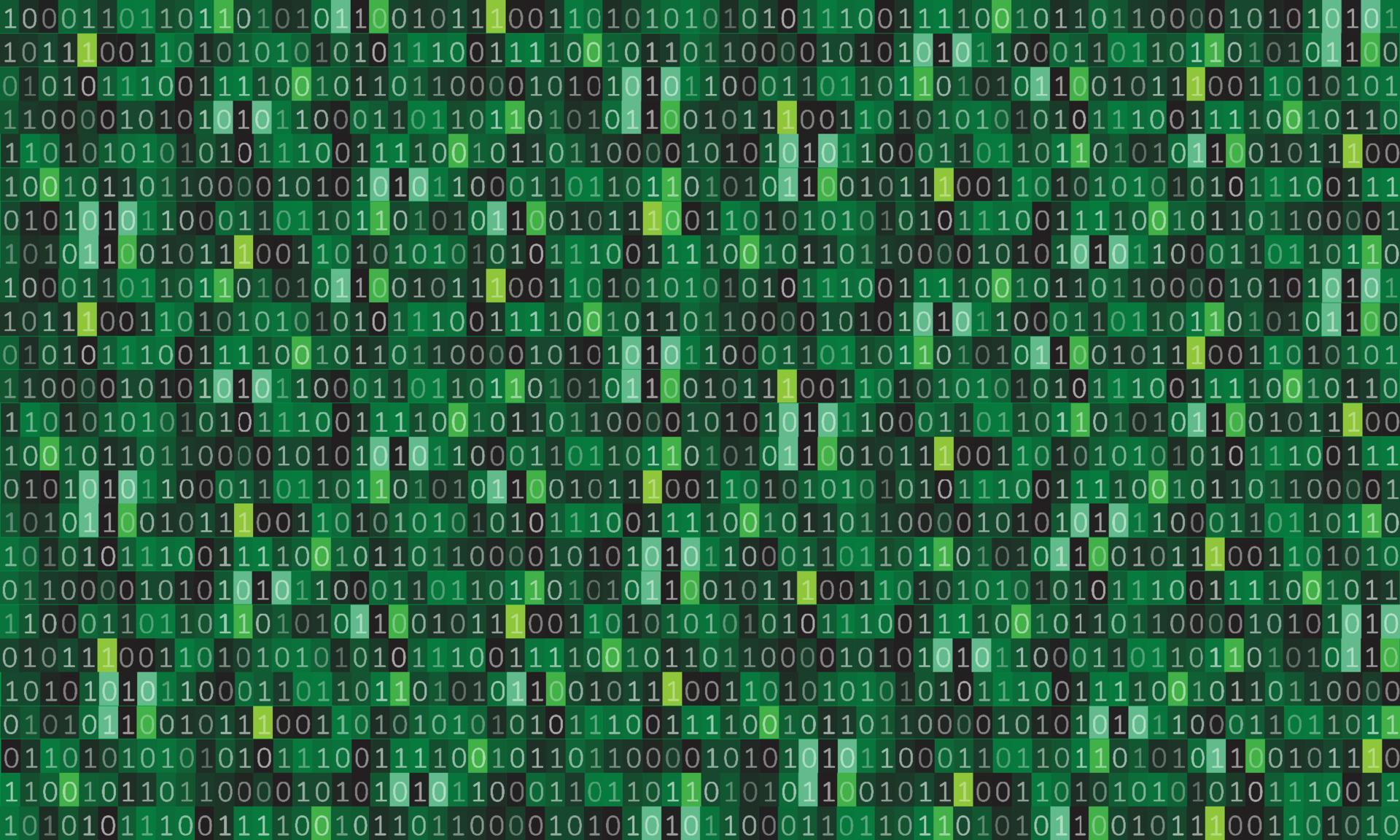 Binary code computer matrix background art design. Digits on screen. Abstract concept graphic ...