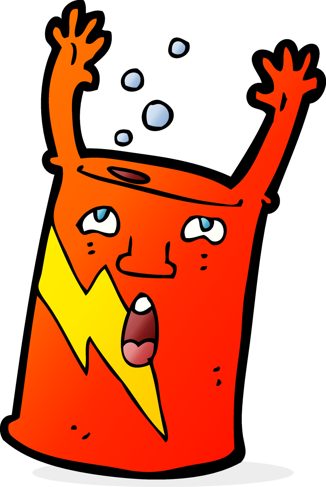 personaje de lata de refresco de dibujos animados 8307057 Vector en ...