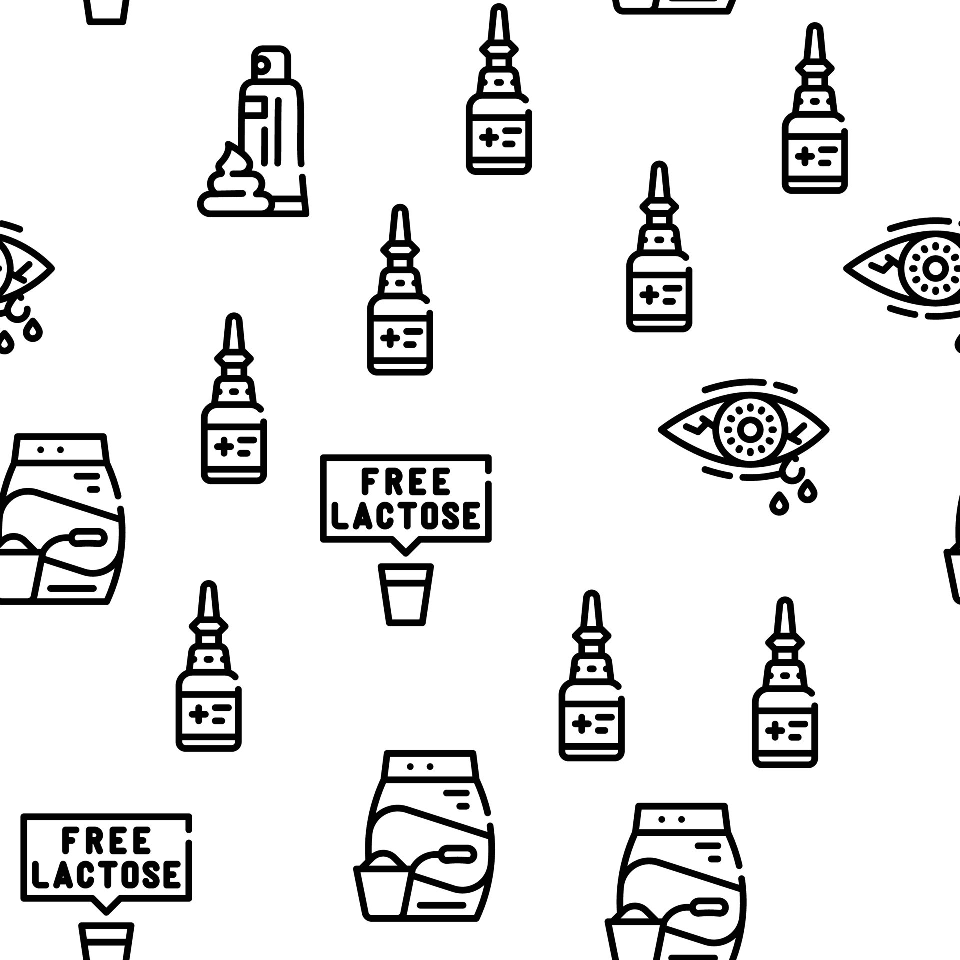 Allergy Health Problem Vector Seamless Pattern 8318397 Vector Art At Vecteezy