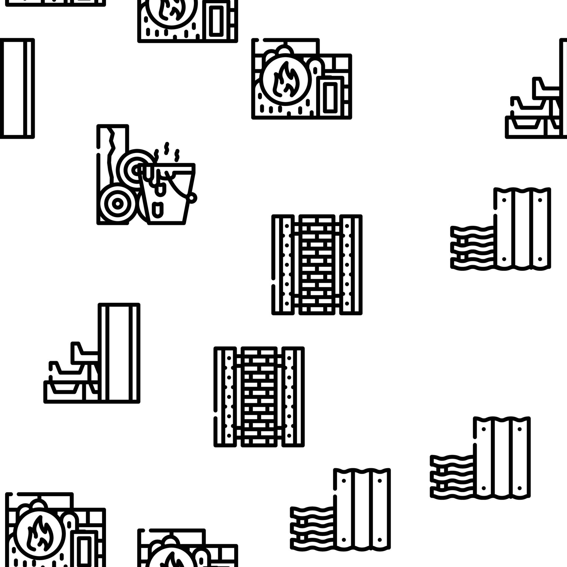 Building Material Vector Seamless Pattern 8320499 Vector Art at Vecteezy