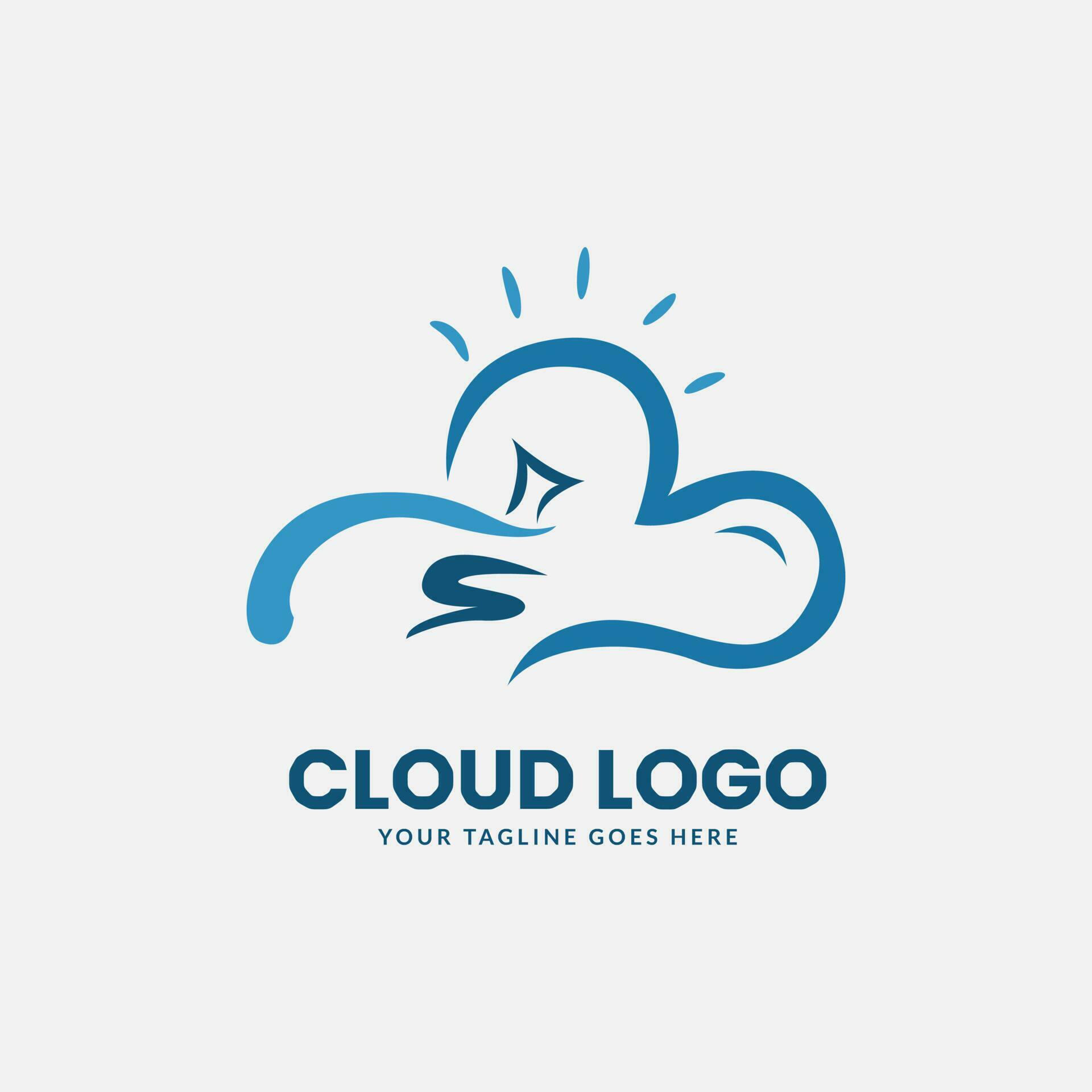 Database cloud logo vector template 8321130 Vector Art at Vecteezy