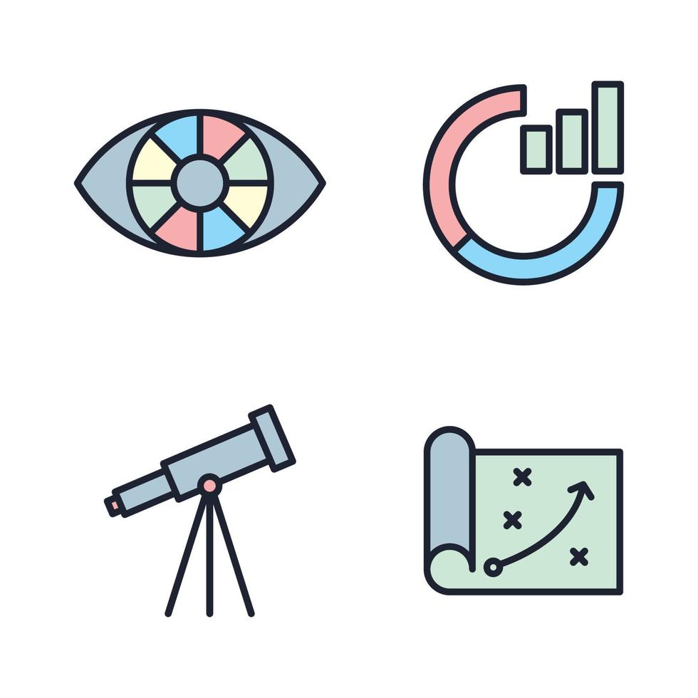 Startup Project And Development Set Icon Symbol Template For Graphic