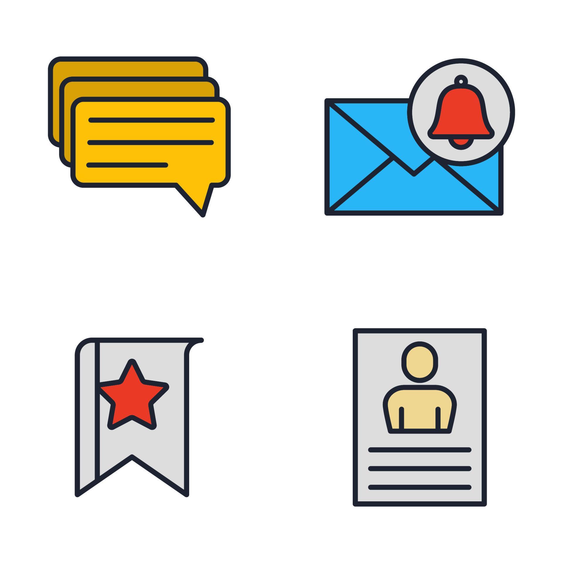 Blogger, Blog set icon symbol template for graphic and web design ...