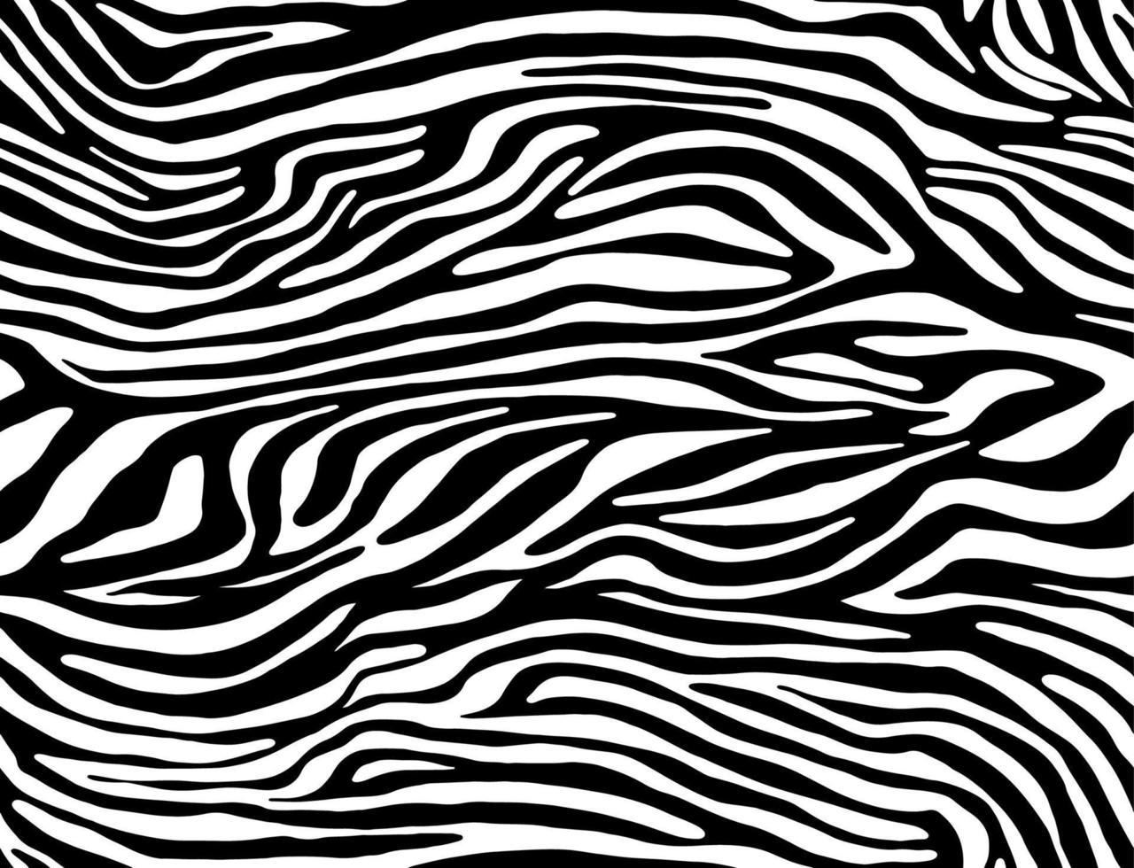 Vector animal print. Zebra ornament. Seamless pattern 8323559 Vector ...