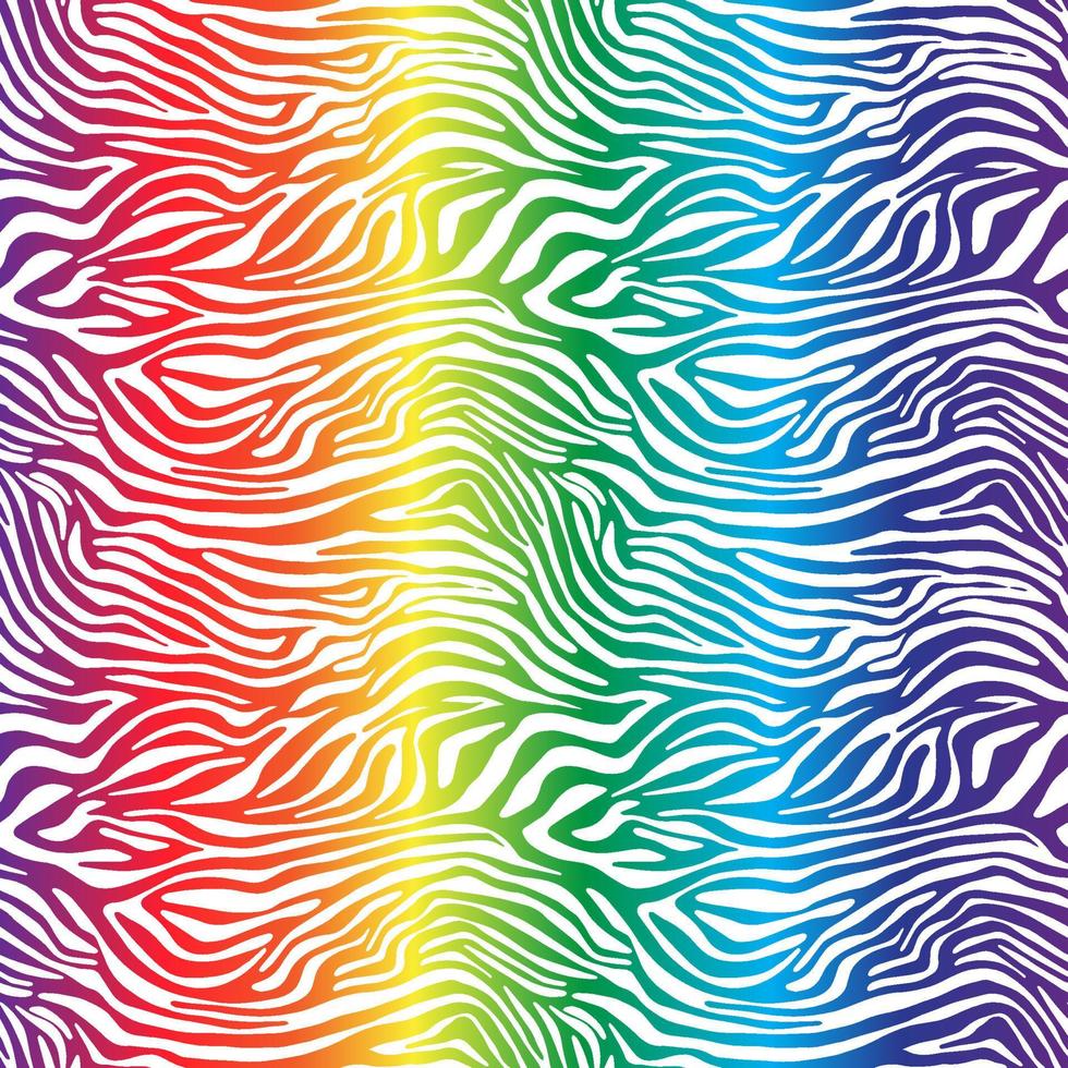 Vector animal print. Zebra ornament. Seamless pattern 8323564 Vector ...