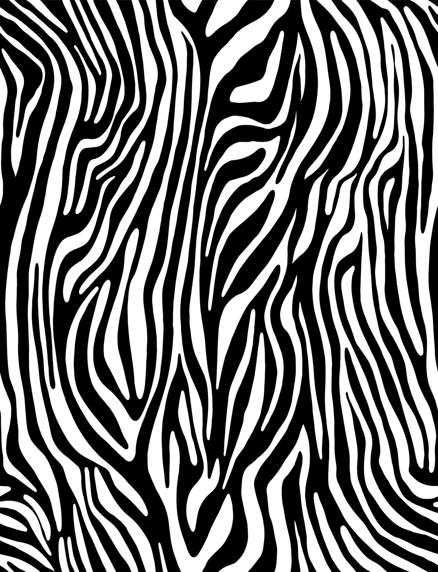Vector animal print. Zebra ornament. Seamless pattern 8323604 Vector ...