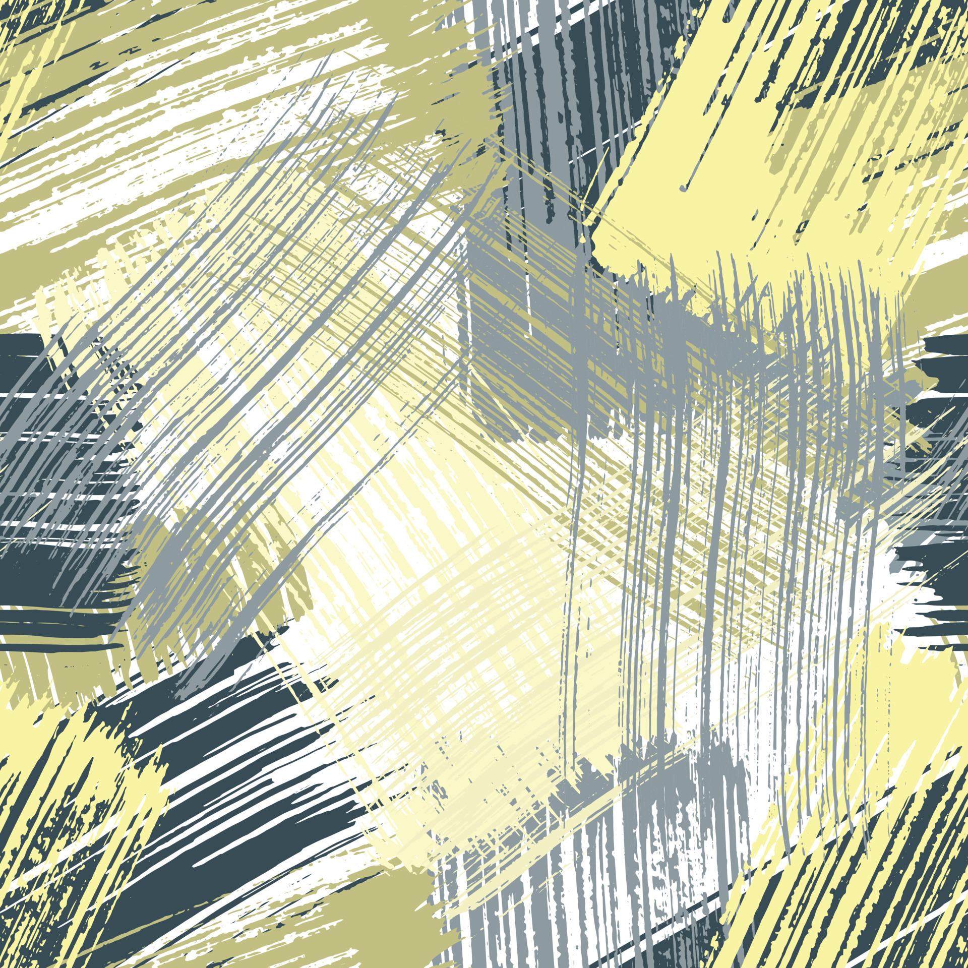 abstract brush strokes with texture brush vector seamless pattern ...