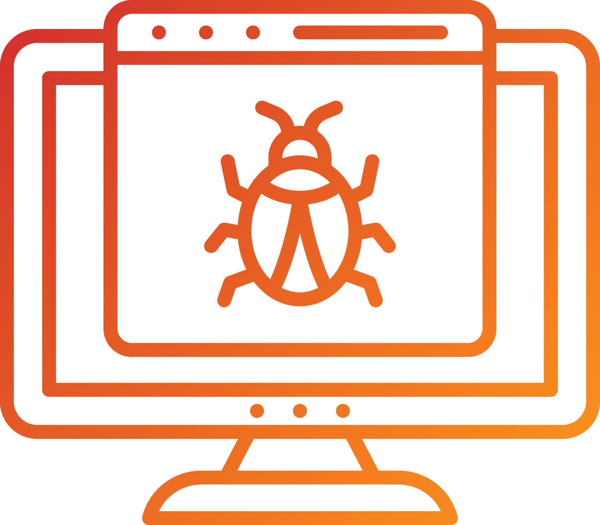 Computer Bug Icon Style 8328534 Vector Art at Vecteezy