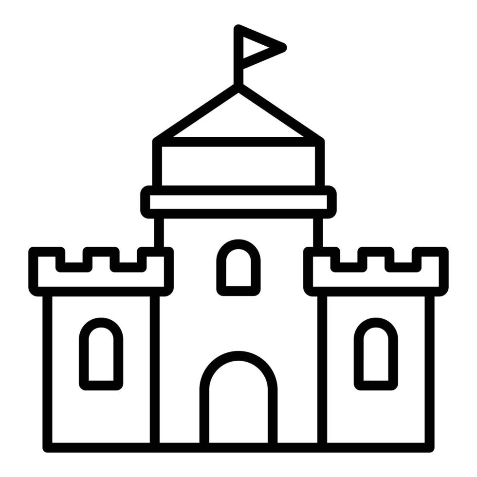 Castle Icon Style 8330361 Vector Art at Vecteezy