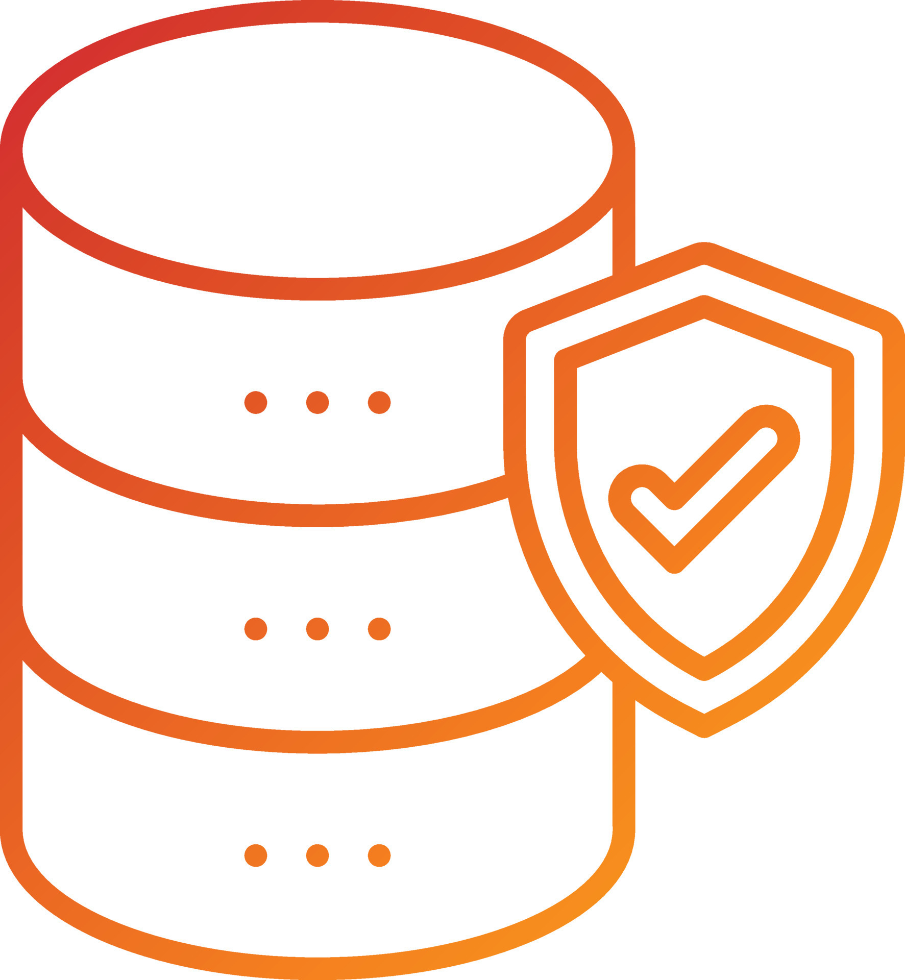 Database Security Icon Style 8330527 Vector Art at Vecteezy