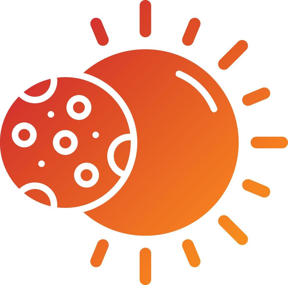 Solar Eclipse Icon Style 8335419 Vector Art at Vecteezy