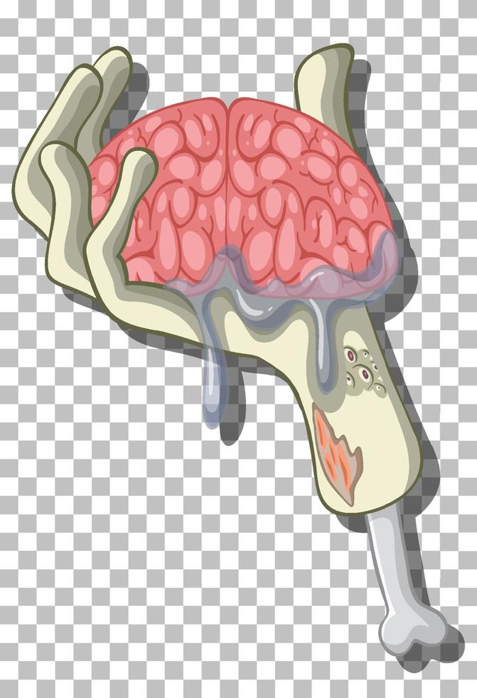 Creepy hand holding brain 8337004 Vector Art at Vecteezy Creepy hand holding brain 8337004 Vector Art at Vecteezy