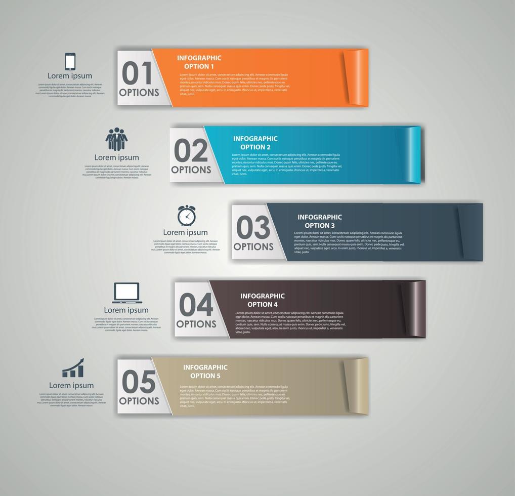 INFOGRAPHICS design elements vector illustration 8342646 Vector Art at ...