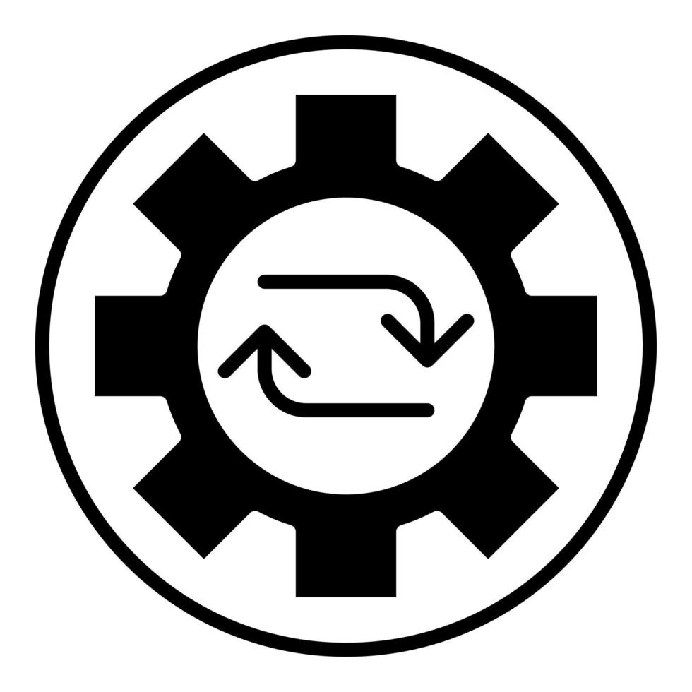 Process Glyph Icon 8382065 Vector Art at Vecteezy