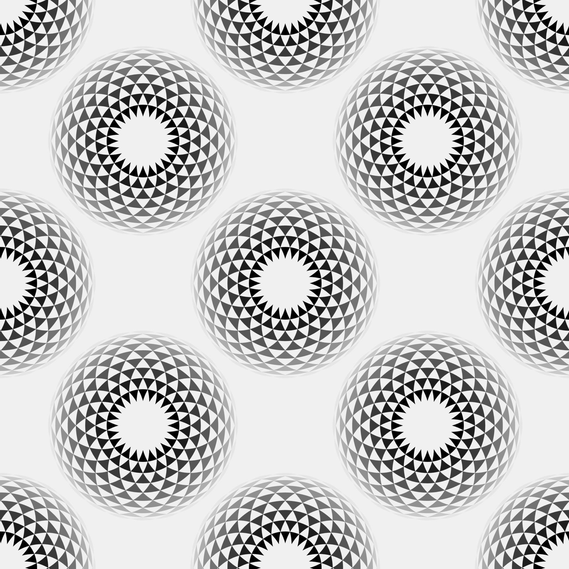 Abstract geometric circles seamless pattern.abstract background vector ...