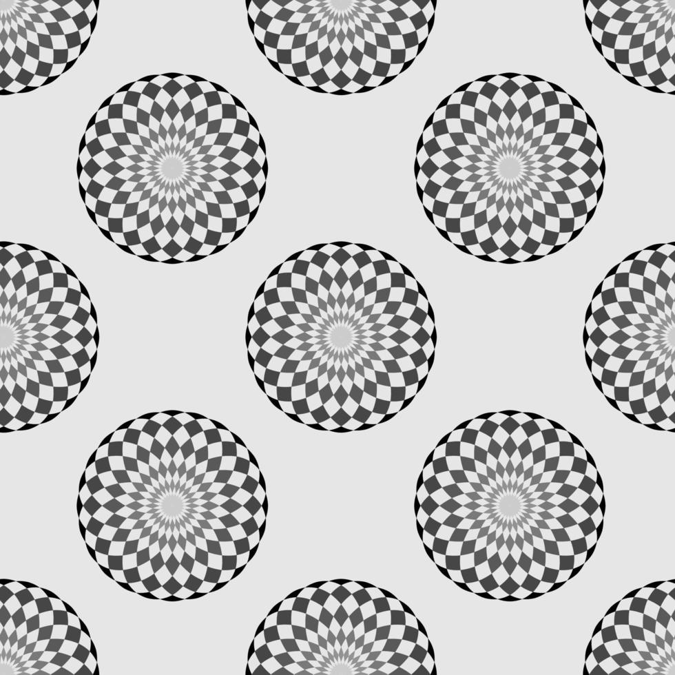 Abstract geometric circles seamless pattern.abstract background vector ...