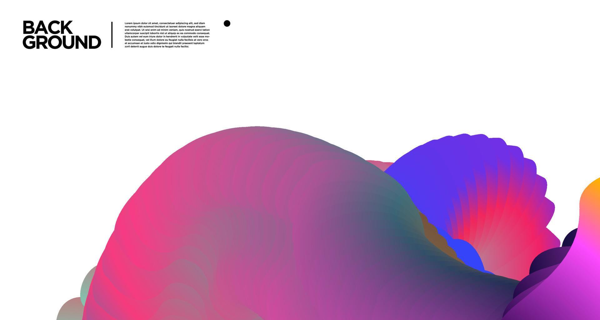 Vector Colorful Gradient Abstract Fluid Background For Banner Template 8389038 Vector Art At