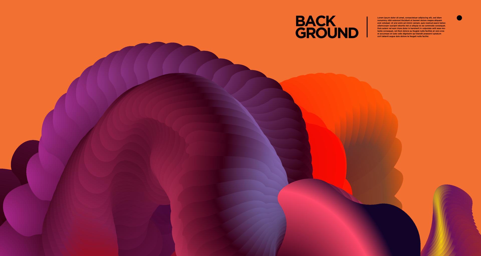 Vector Colorful Gradient Abstract Fluid Background For Banner Template 8389054 Vector Art At