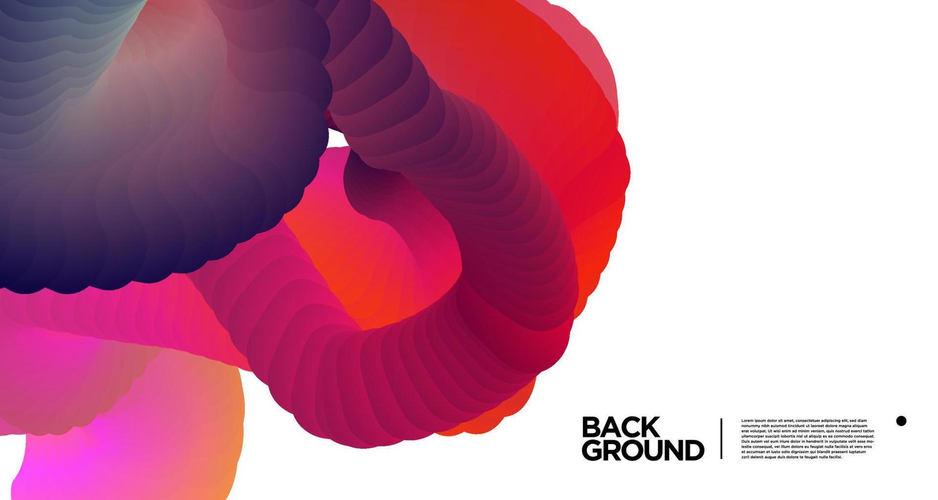 Vector Colorful Gradient Abstract Fluid Background For Banner Template 8389164 Vector Art At