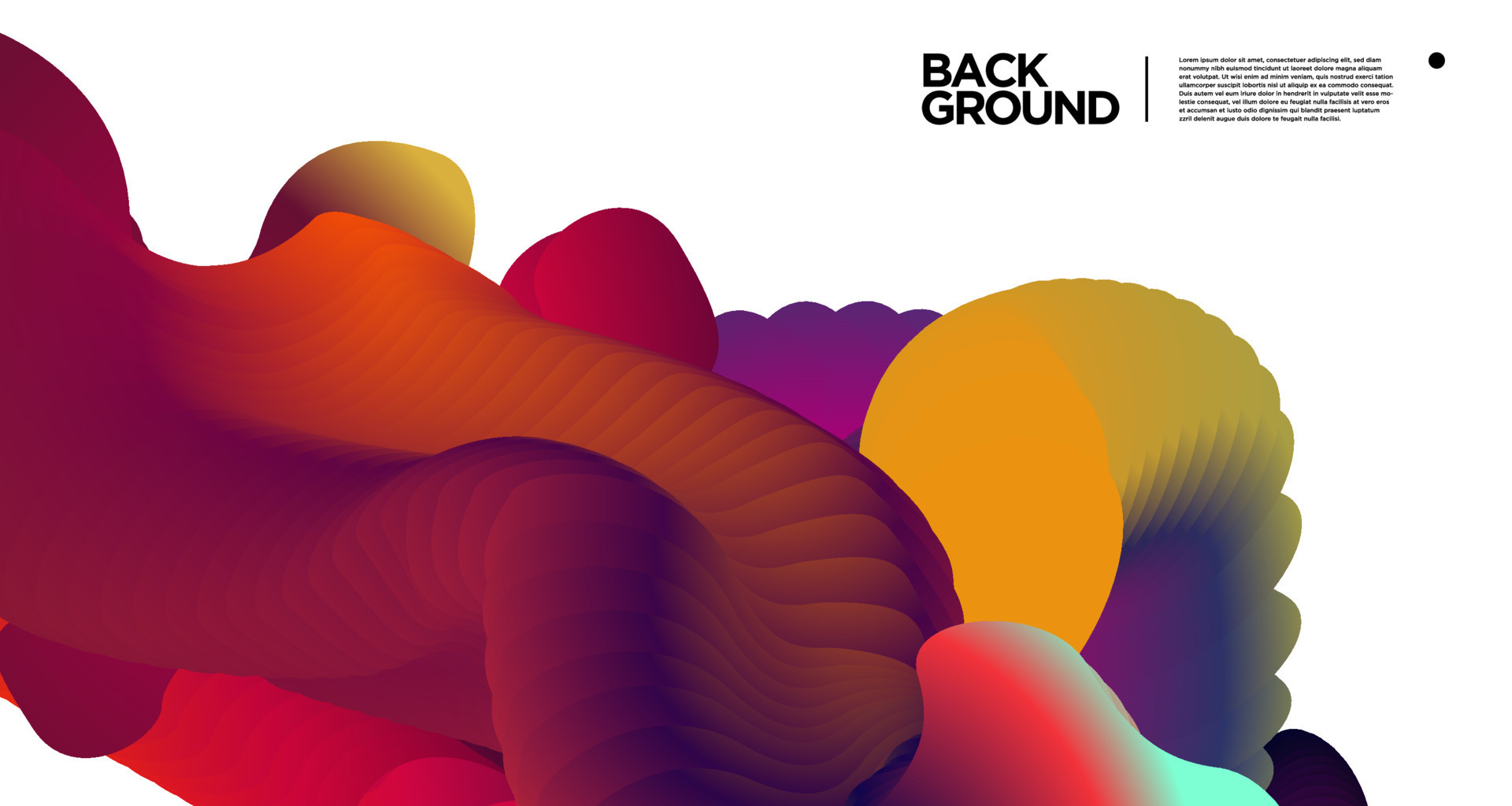 Vector Colorful Gradient Abstract Fluid Background For Banner Template 8389169 Vector Art At