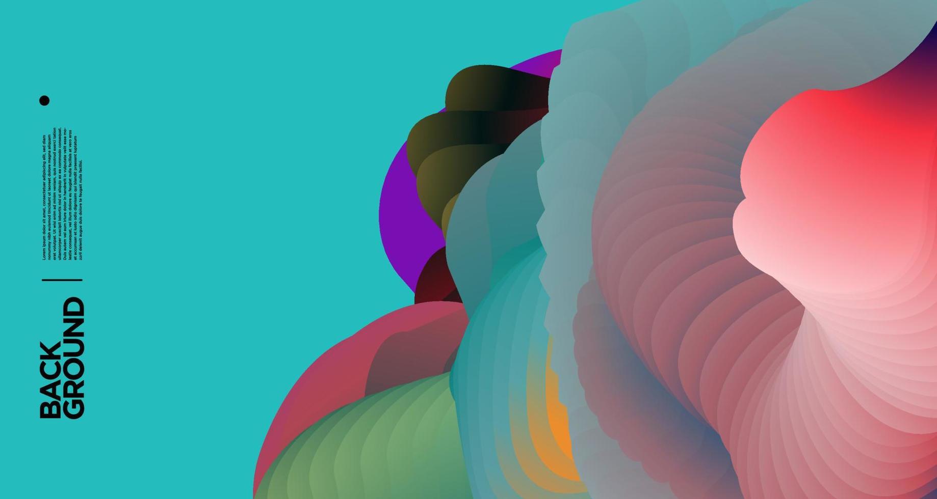 Vector Colorful Gradient Abstract Fluid Background For Banner Template 8389174 Vector Art At