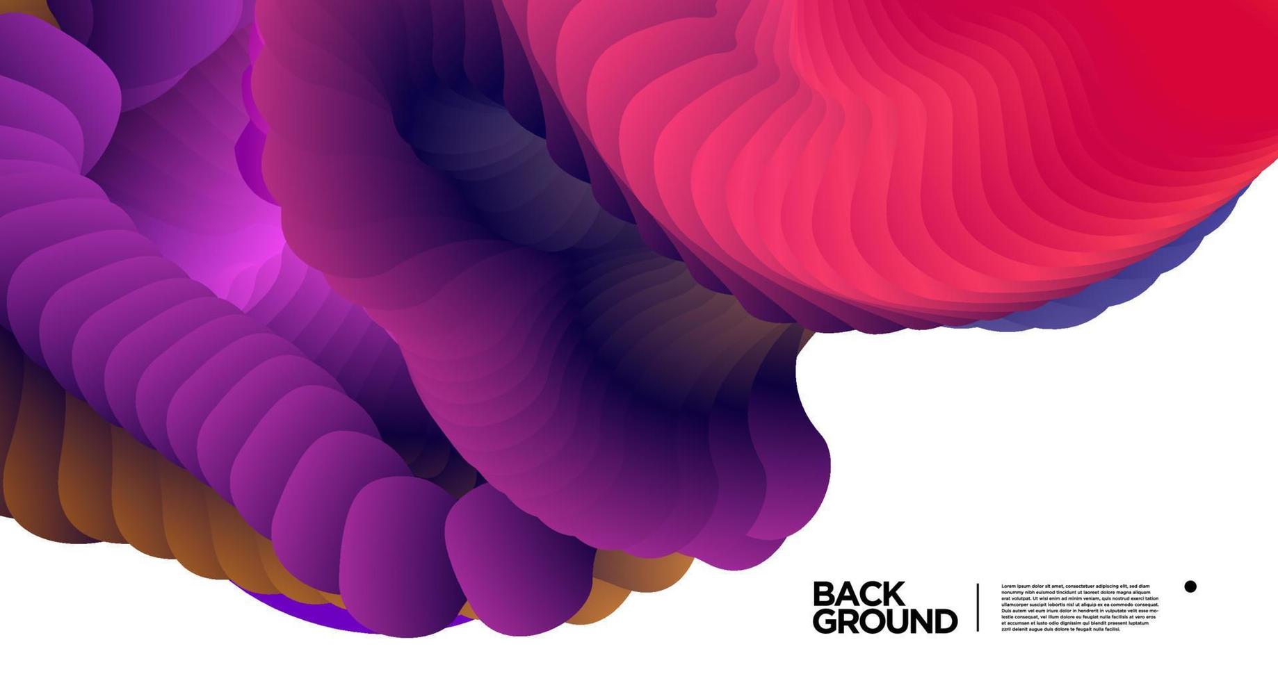 Vector Colorful Gradient Abstract Fluid Background For Banner Template 8389275 Vector Art At