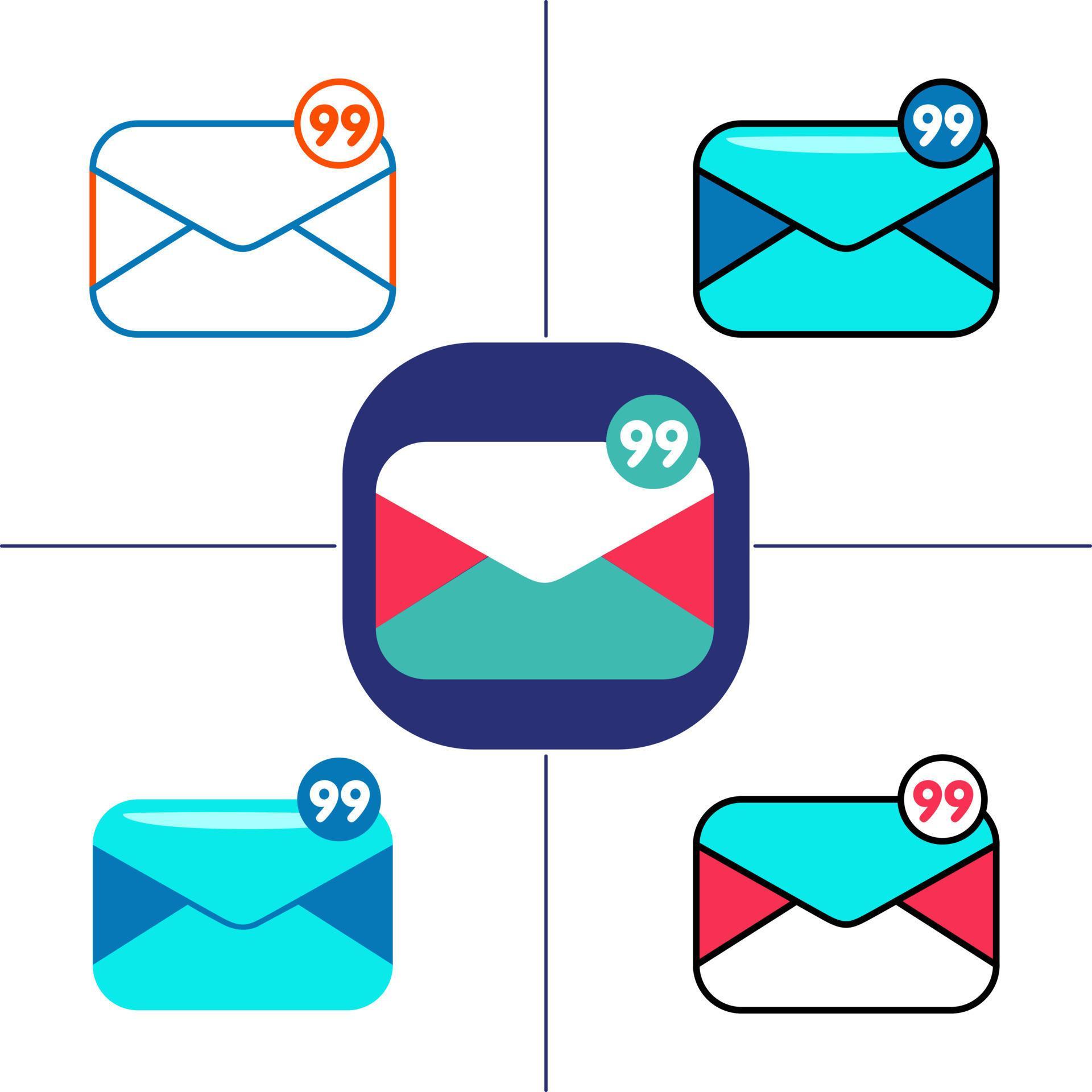 Email Message In Flat Design Style 8415735 Vector Art At Vecteezy Email Message In Flat Design Style 8415735 Vector Art At Vecteezy