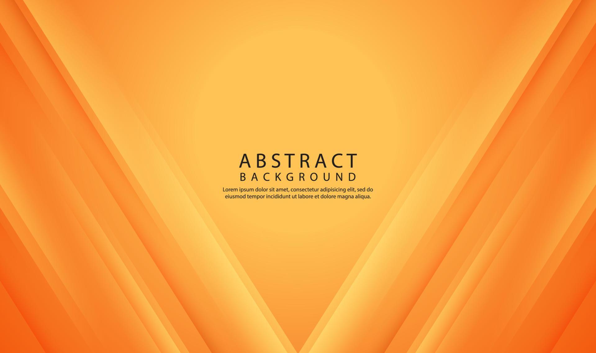 3d Orange Geometric Abstract Background Overlap Layer On Bright Space With Line Cut Texture